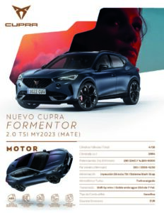 CUPRA FORMENTOR MATE | Automotores Europa